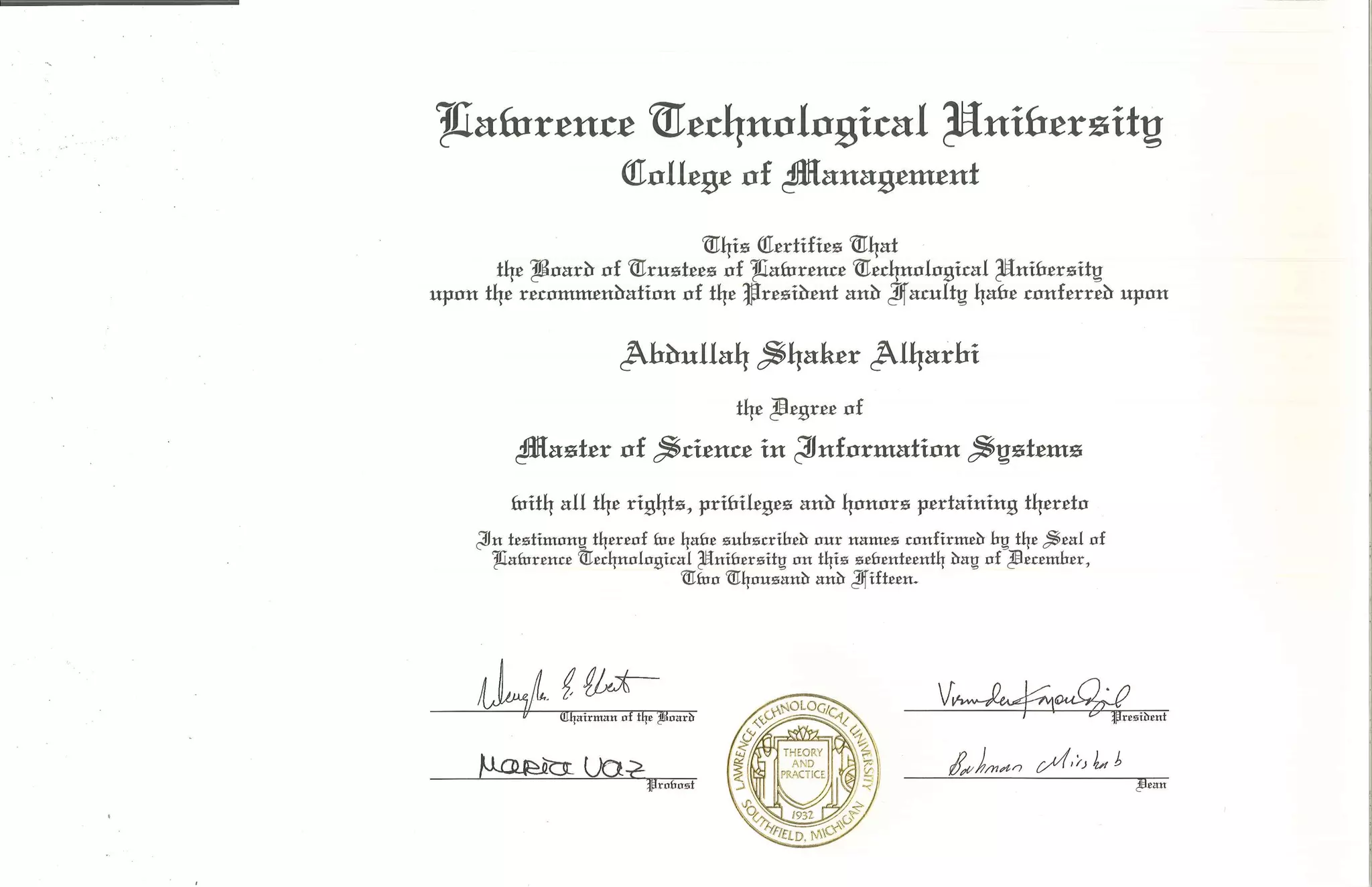 Master degree | PDF