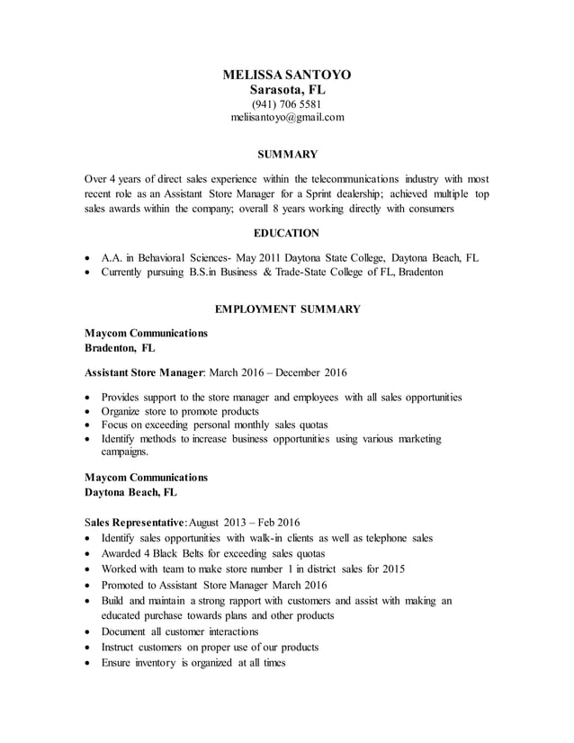 Melissa_resume_2016 | DOCX