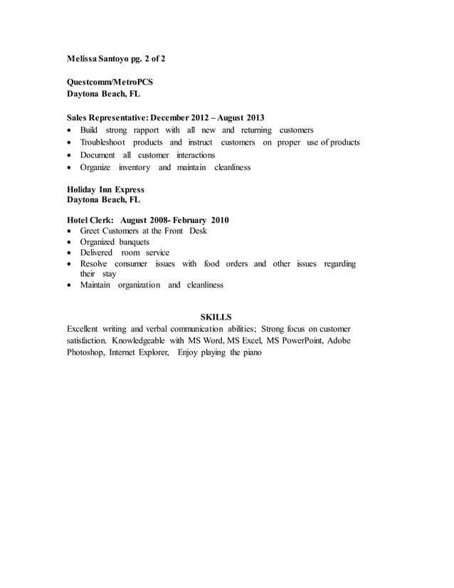 Melissa_resume_2016 | DOCX