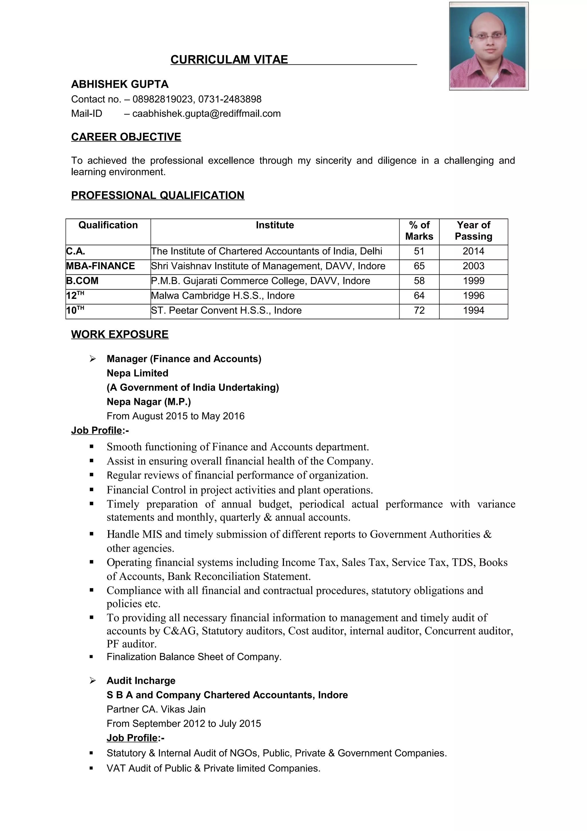 CV-Abhishek_Gupta | DOC