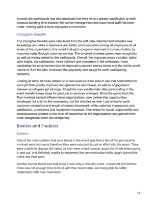 ROI - data collection report sample - Hunt the Man | PDF