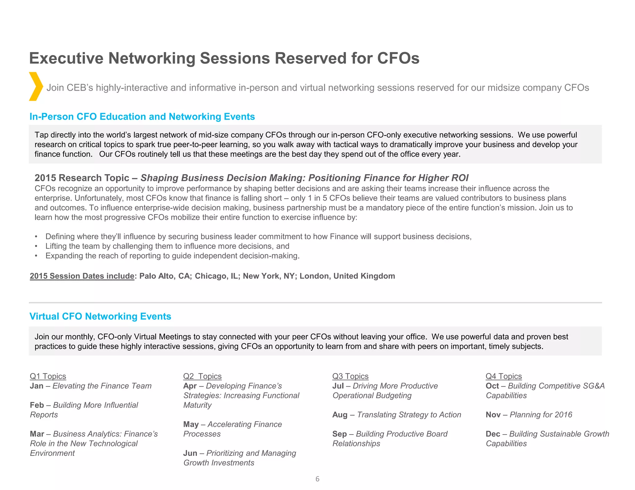 CEB Finance Service Brochure | PPT