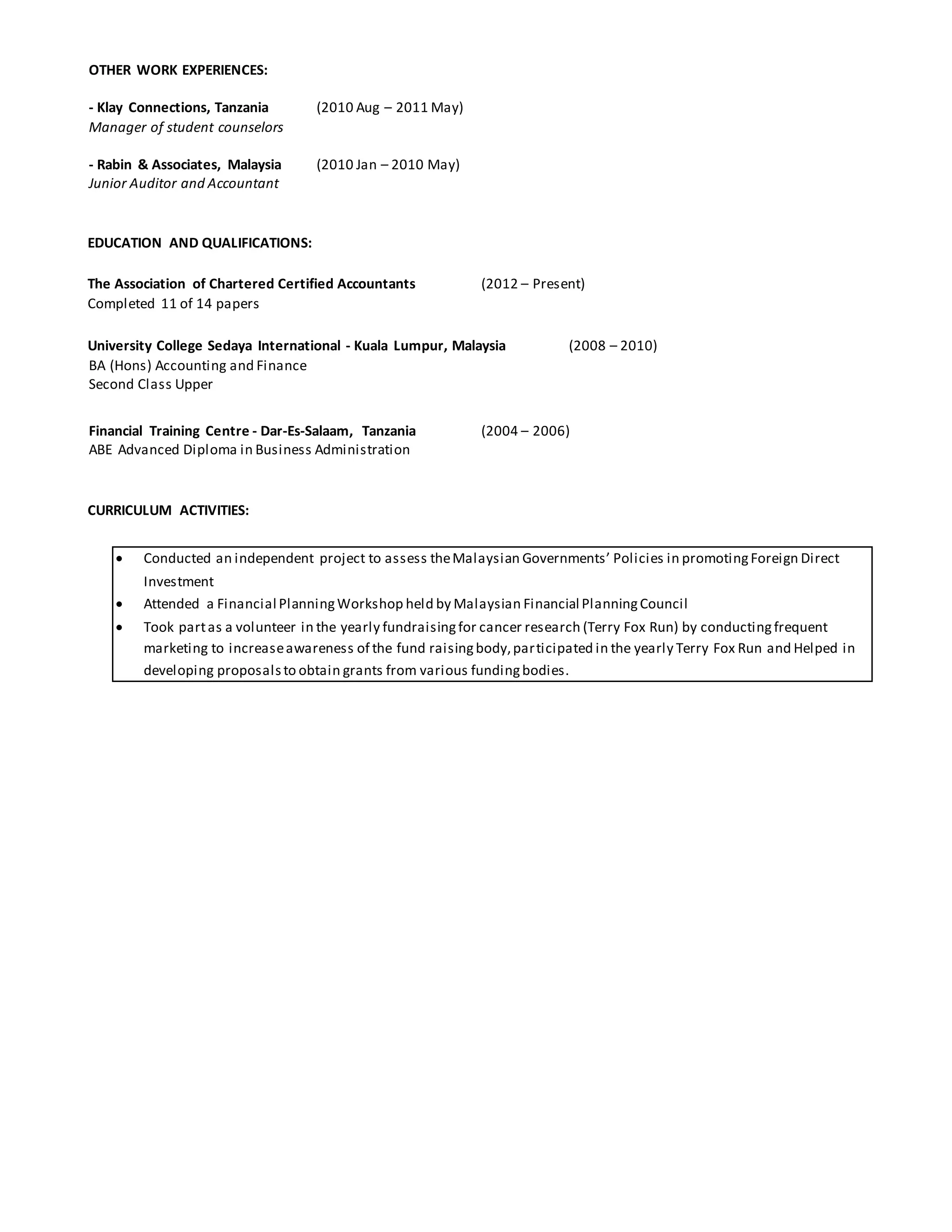 HANI_CV - Newv2 - 2015 | PDF