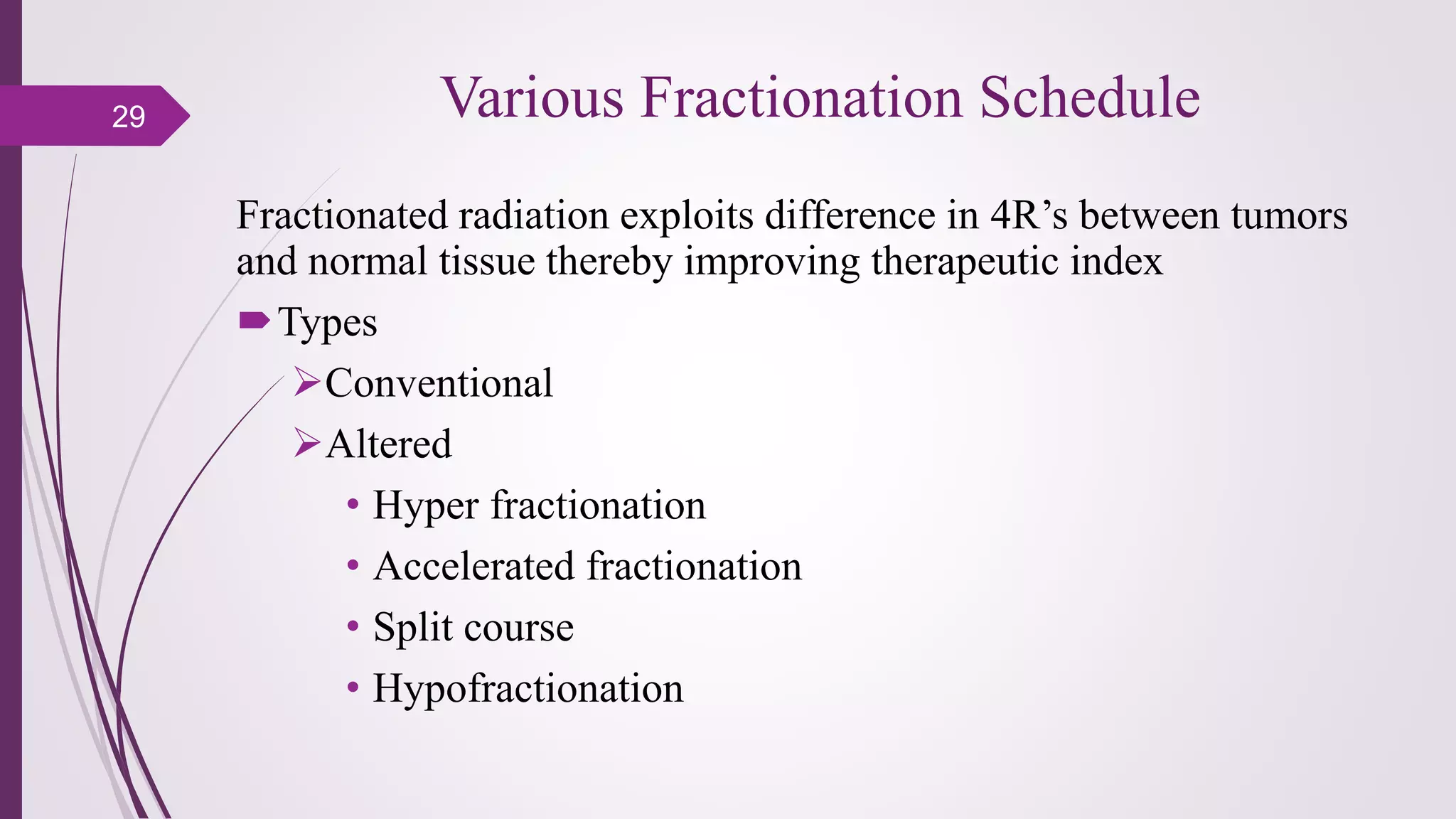 Fractionation in Radiotherapy | PPTX