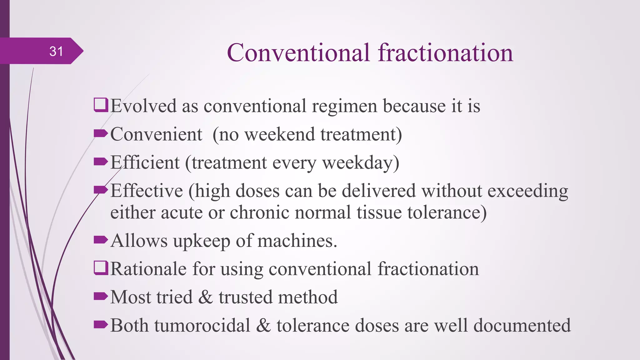 Fractionation in Radiotherapy | PPTX
