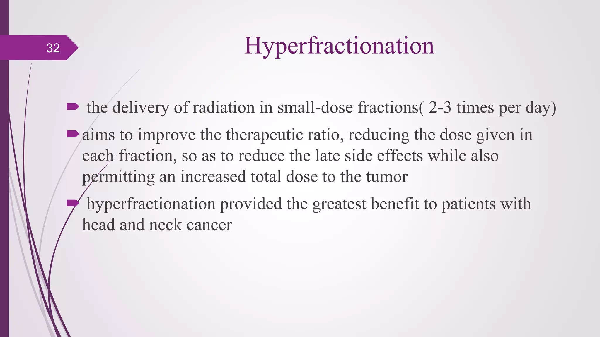 Fractionation in Radiotherapy | PPTX