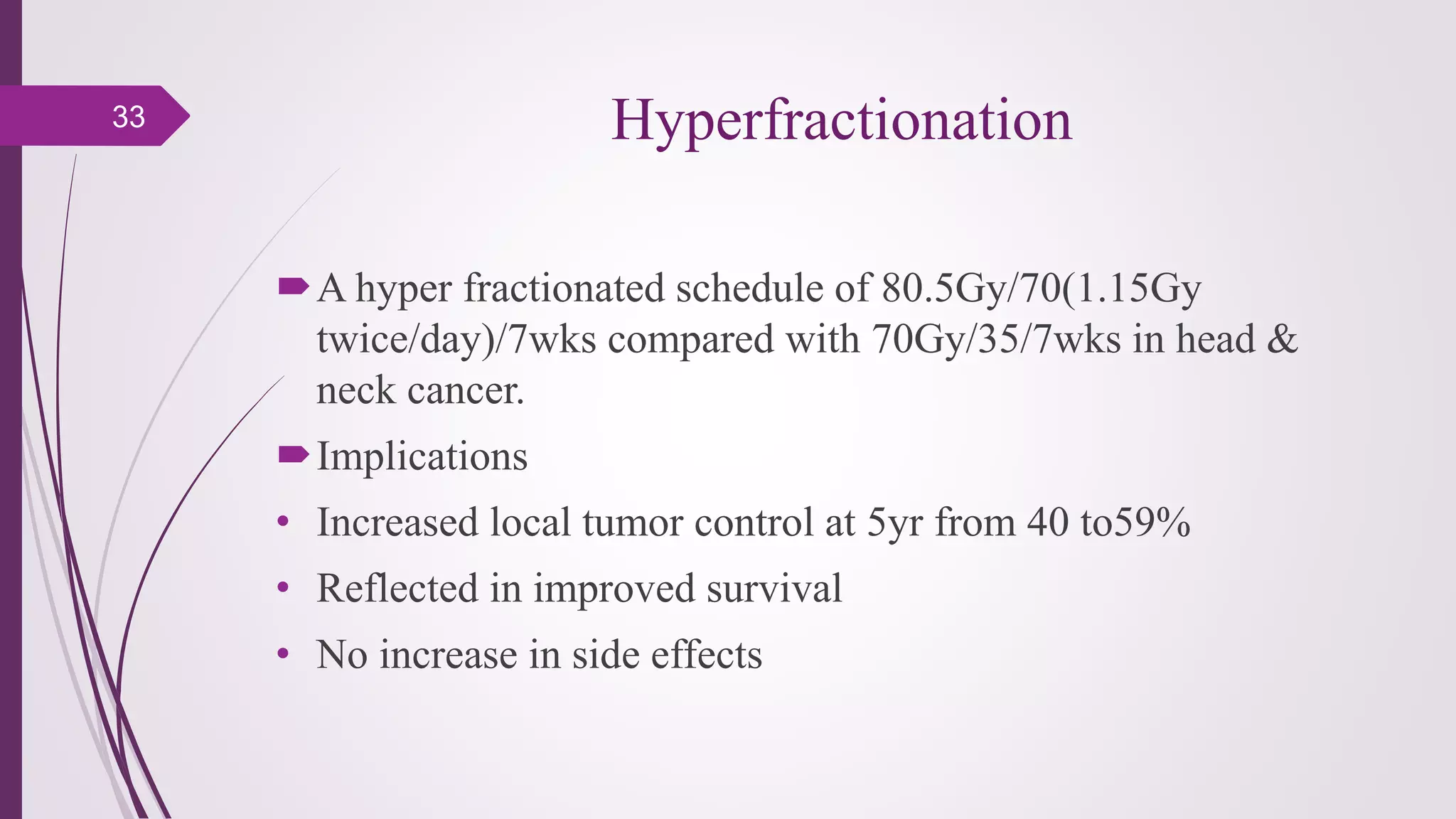 Fractionation in Radiotherapy | PPTX