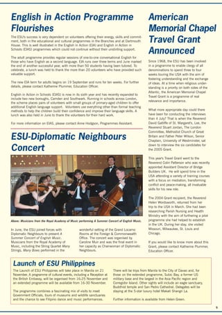 ESU Newsletter_Sept2005 | PDF | Business Expos & Conferences | Events
