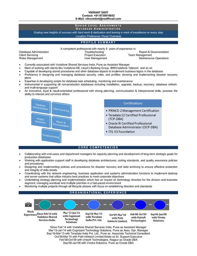 Vikrant_Dixit_TD_CV | PDF | Databases | Computer Software and Applications