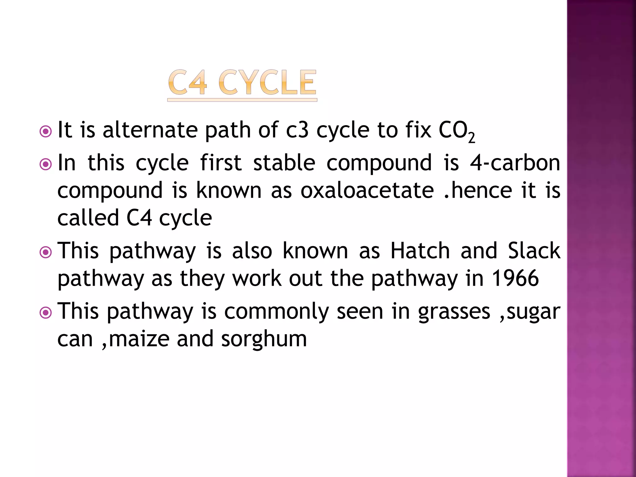 C3 and c4 plants ,characteristic ,cycles and significance | PPTX
