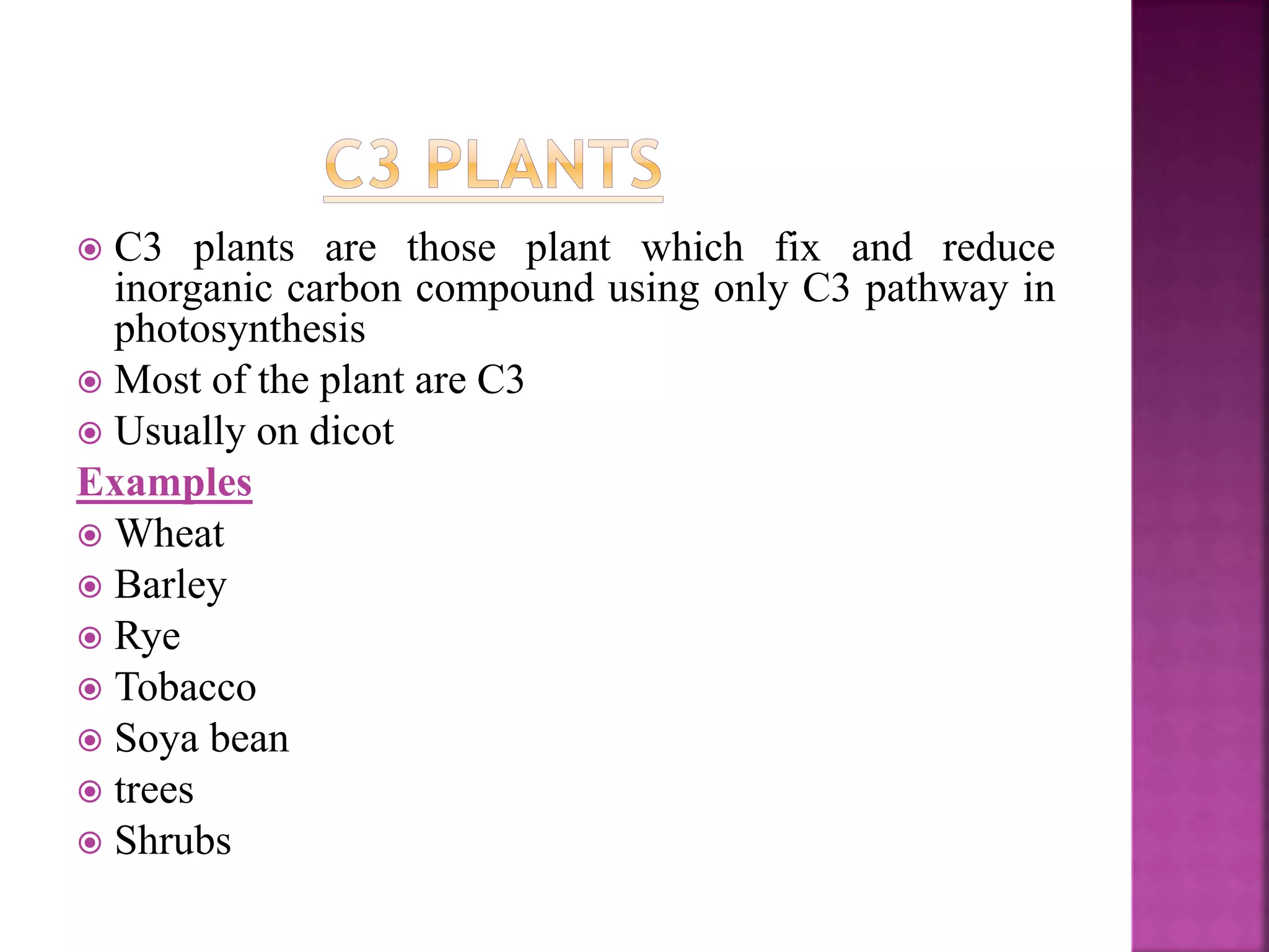 C3 and c4 plants ,characteristic ,cycles and significance | PPTX