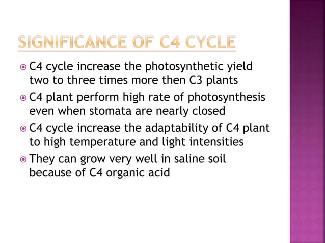 C3 and c4 plants ,characteristic ,cycles and significance | PPTX | Science