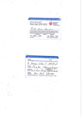 Heart Saver First Aid CPR AED | PDF