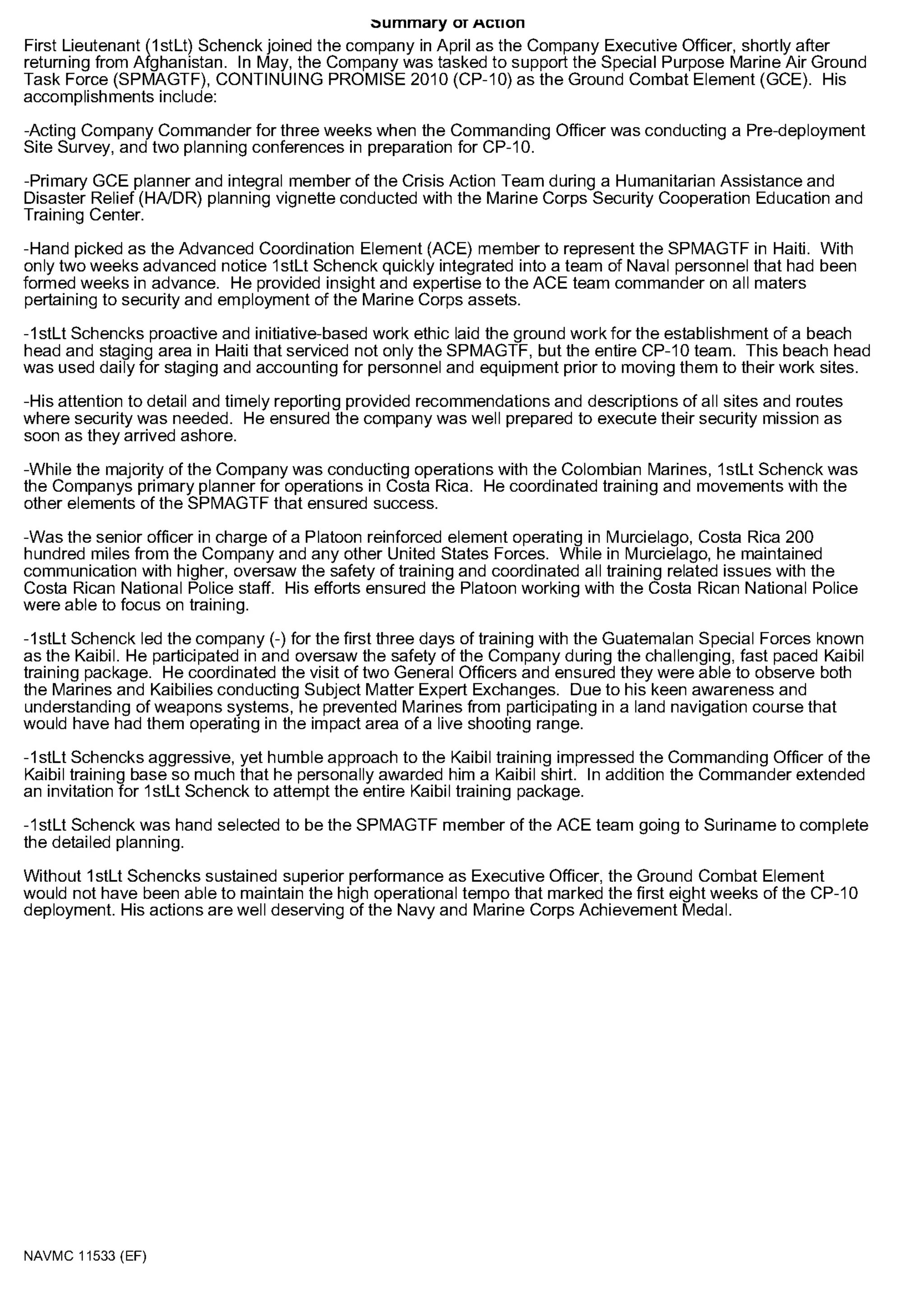 Navy & Marine Corps Achievement Medal | PDF