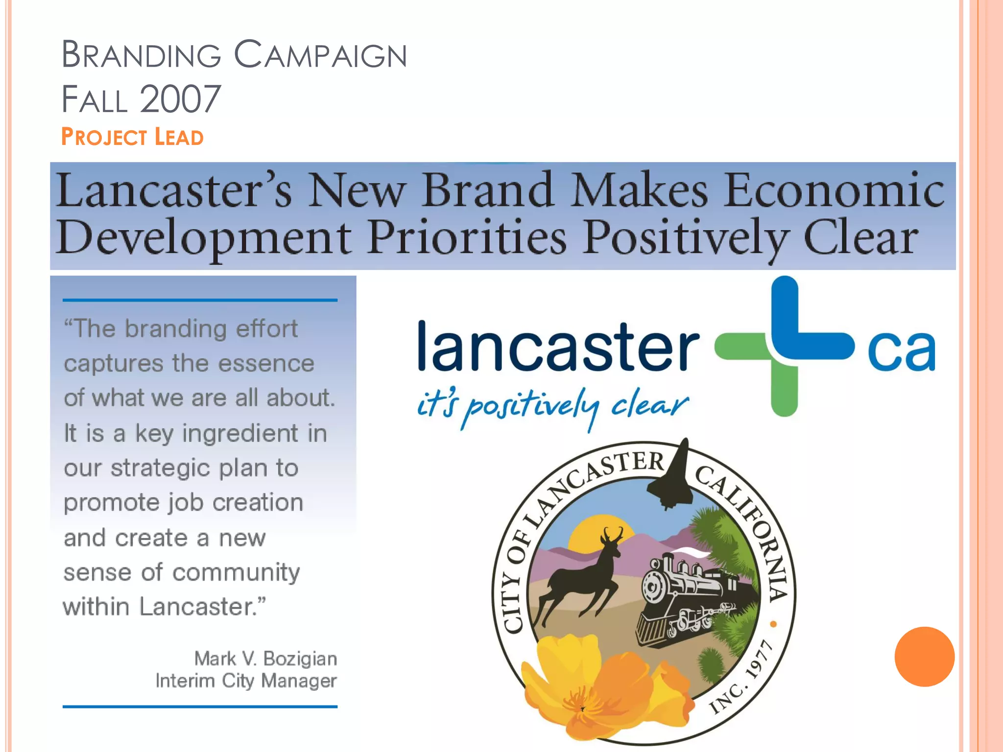 Swan Project Portfolio_Aug 2016 | PPT