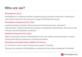 01 Monadelphous Marine Capability | PDF