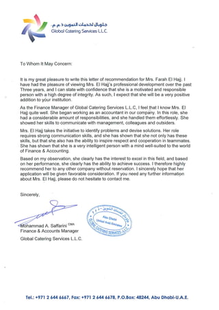 Recommendation Letter. | PDF