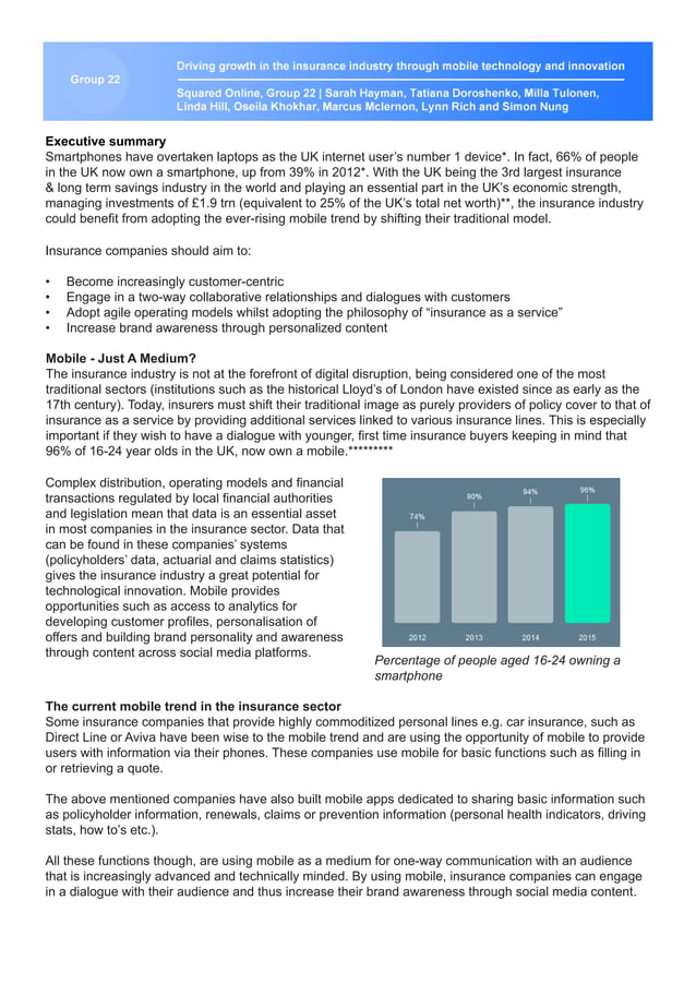 Group 22 Insurance Whitepaper | PDF