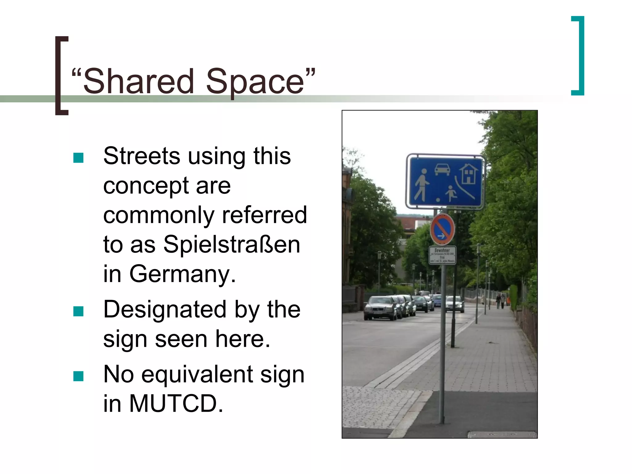 Shared Space in Germany | PDF