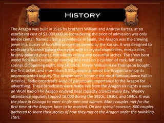 AragonBallroomPresentationRev | PPT