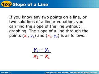 Slope of a Line | PPT