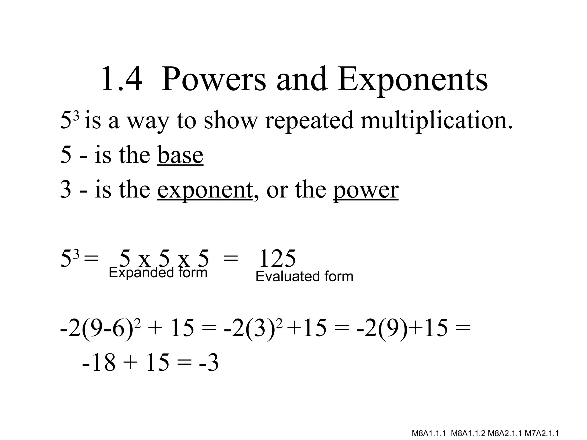 Pre Algebra chapter 1 notes | PPT
