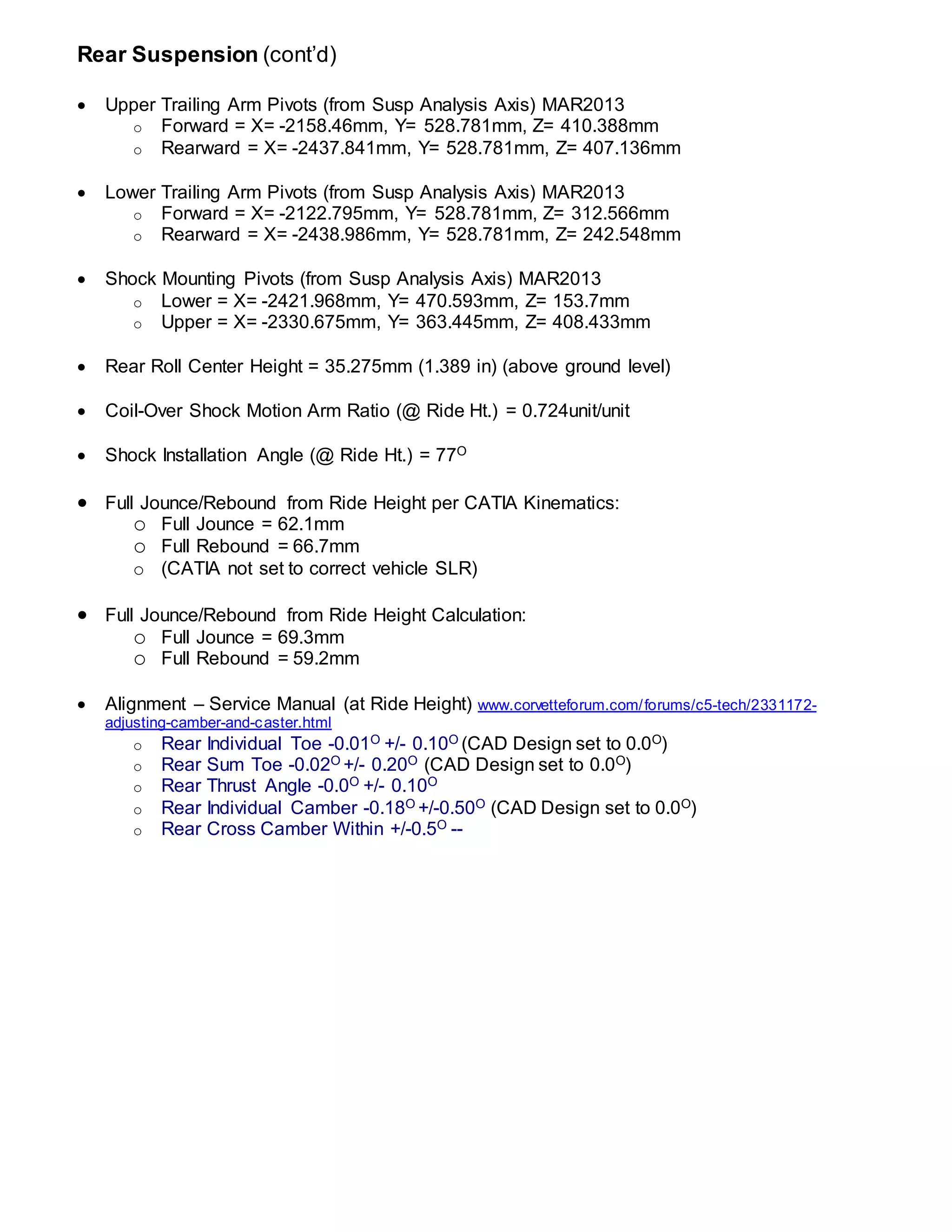 C3 Corvette chassis upgrade 2021 | DOCX