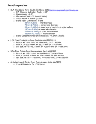 C3 Corvette chassis upgrade 2021 | DOCX