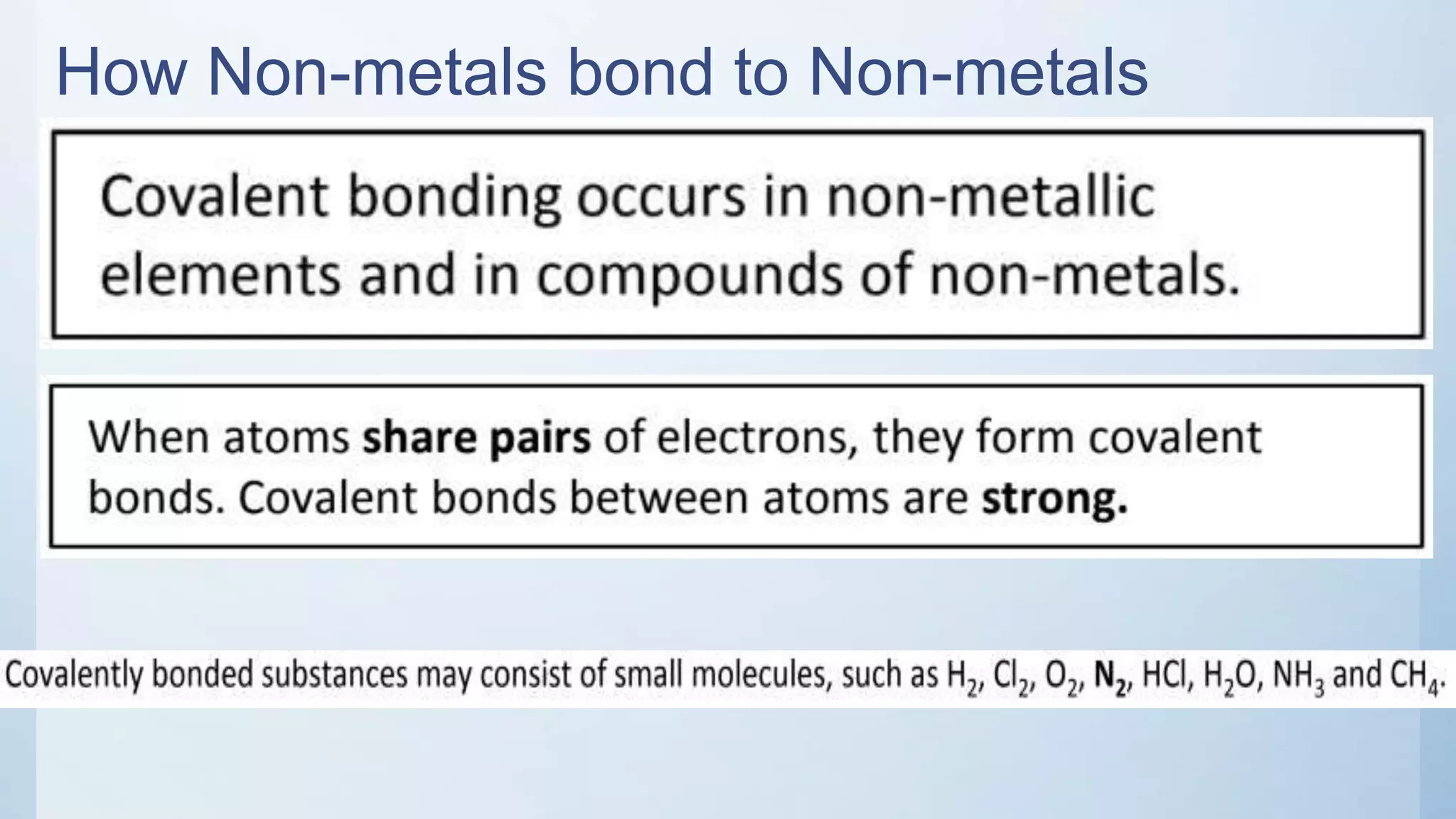 AQA GCSE C3 covalent bonding simple | PPT