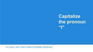 Guidelines for using capital letters | PPTX