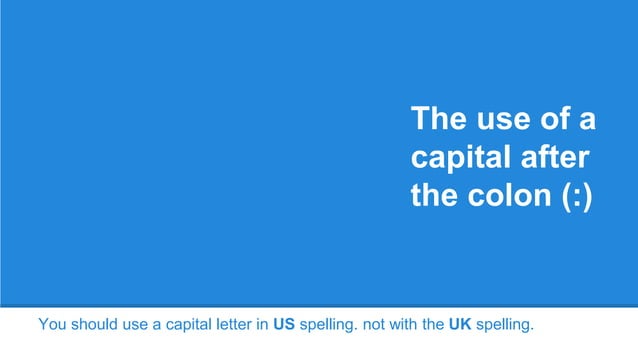 Guidelines for using capital letters | PPT