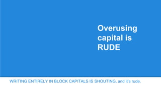 Guidelines for using capital letters | PPTX