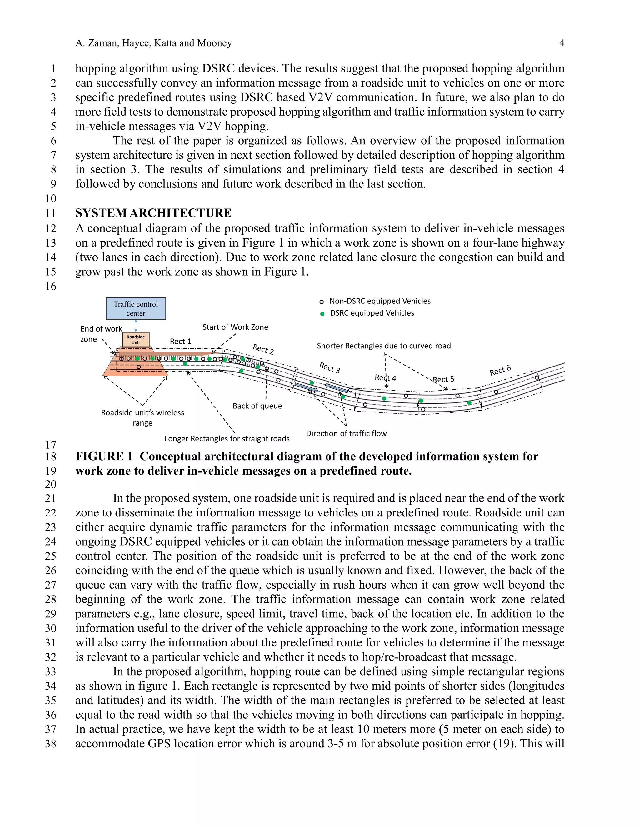 TRAFFIC INFORMATION SYSTEM TO DELIVER IN-VEHICLE MESSAGES ON PRE ...