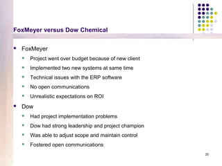 ERP project mgt approach | PPT