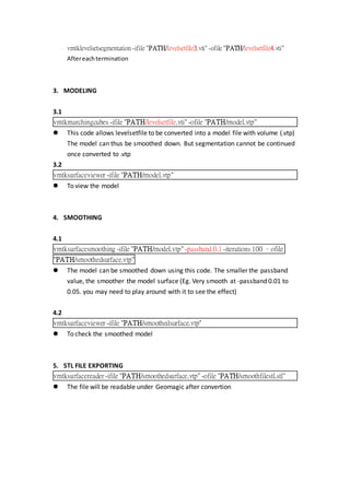 Ruby's notes - vmtk manual for Windows | DOCX | 3-D Graphics | Computer ...