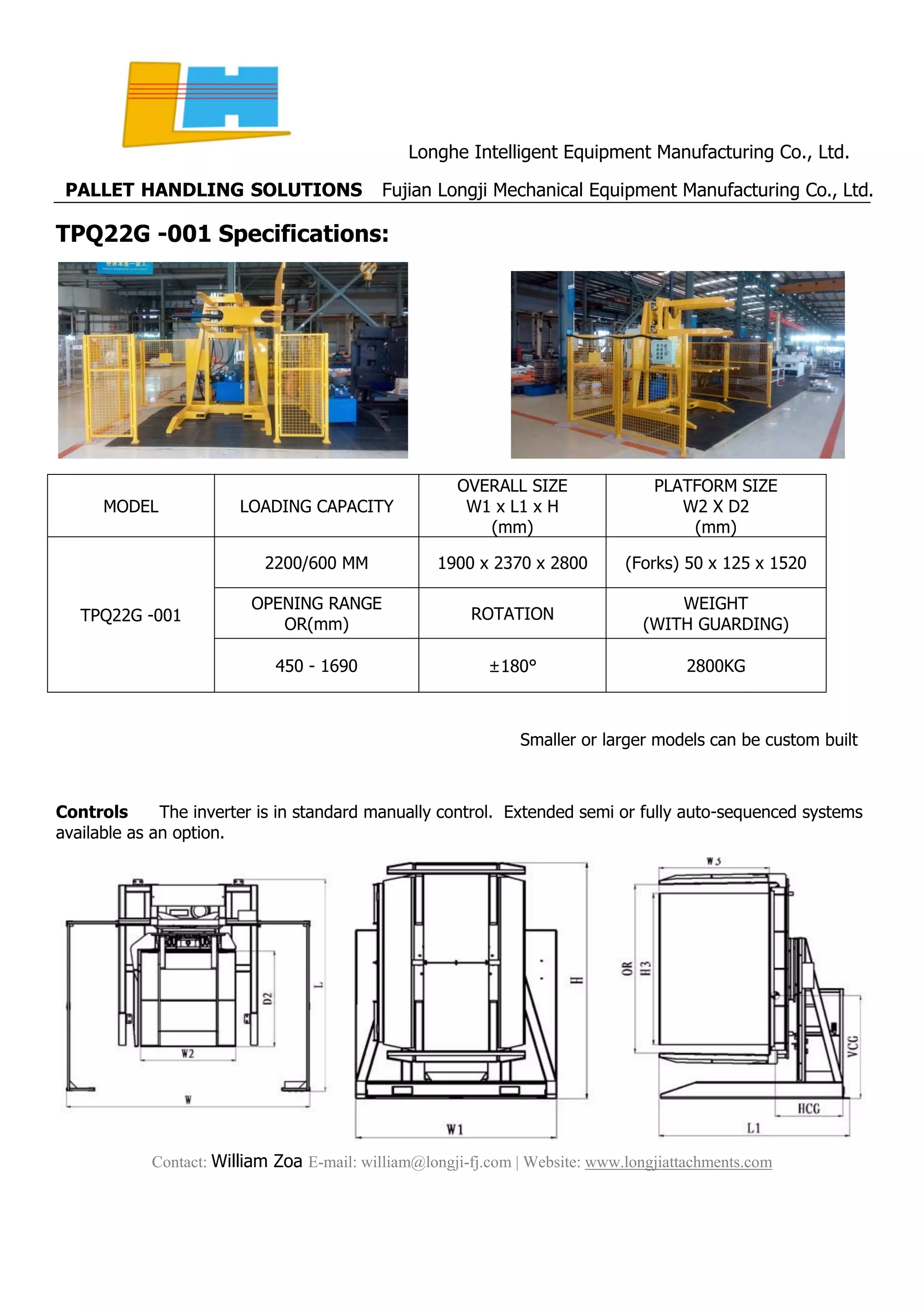 Heavy Loaded Pallet Inverters | PDF