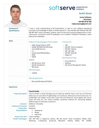 CV_SerhiiKoval | PDF | Free Download