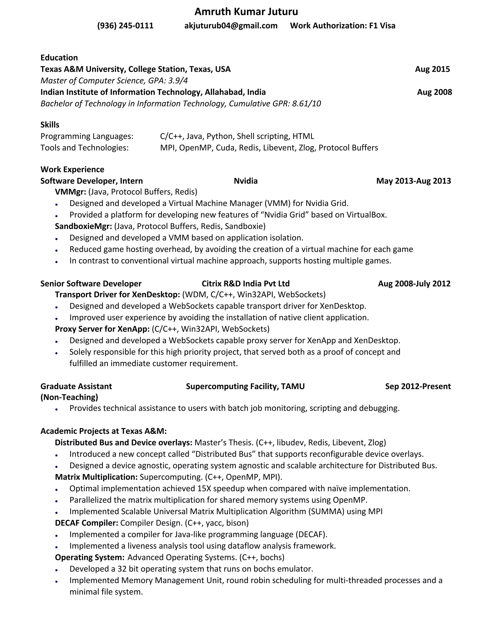 Amruth_Kumar_Juturu_Resume | PDF
