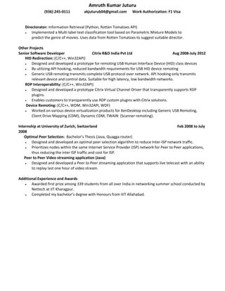 Amruth_Kumar_Juturu_Resume | PDF