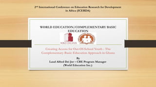 Conference CBE Presentation1 | PPT