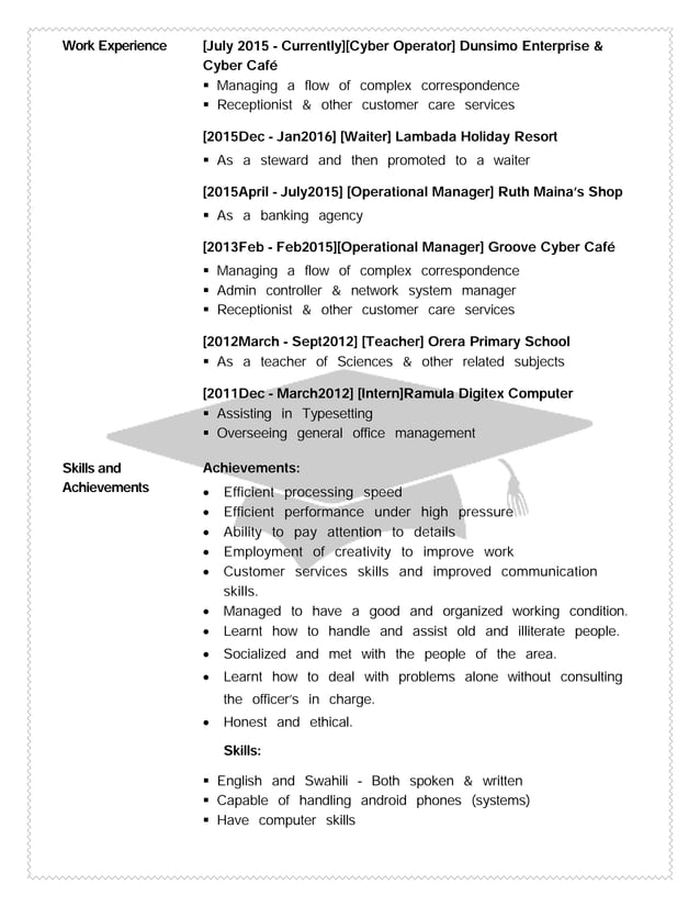 My CV | PDF | Technology & Computing