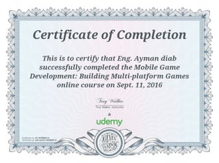 Mobile Game Development Building Multi-platform Games | PDF | Mobile Games | Video Gaming