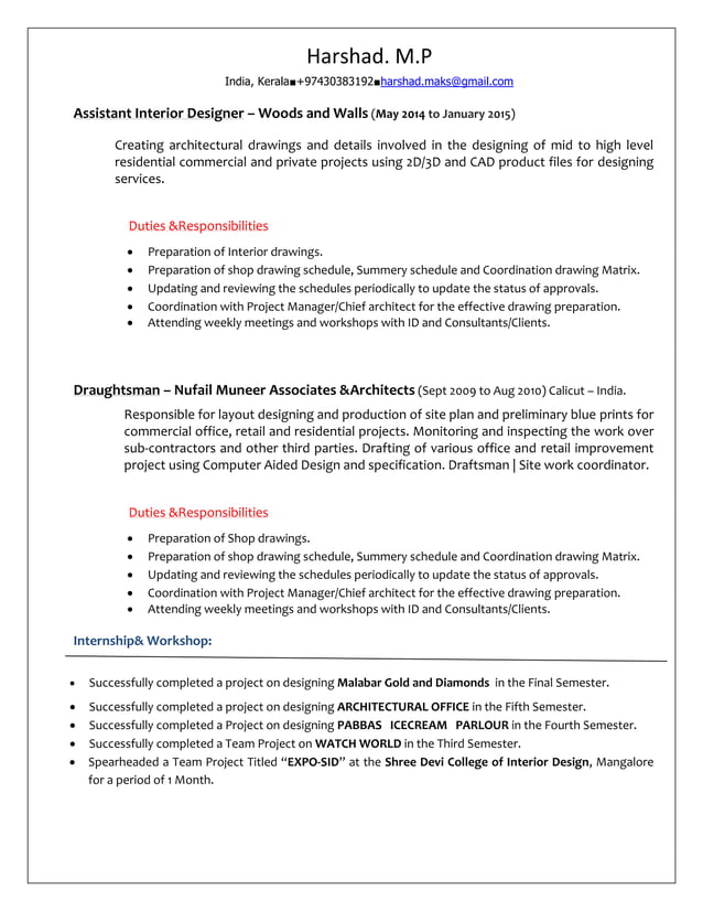 Harshad CV | PDF | Careers