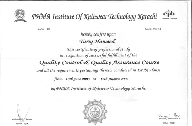 PHMA DIPLOMA CERTIFICATE | PDF