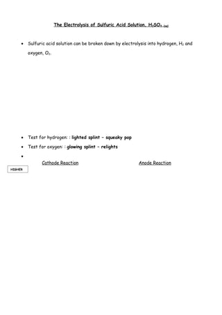 C3f Electrolysis | DOC