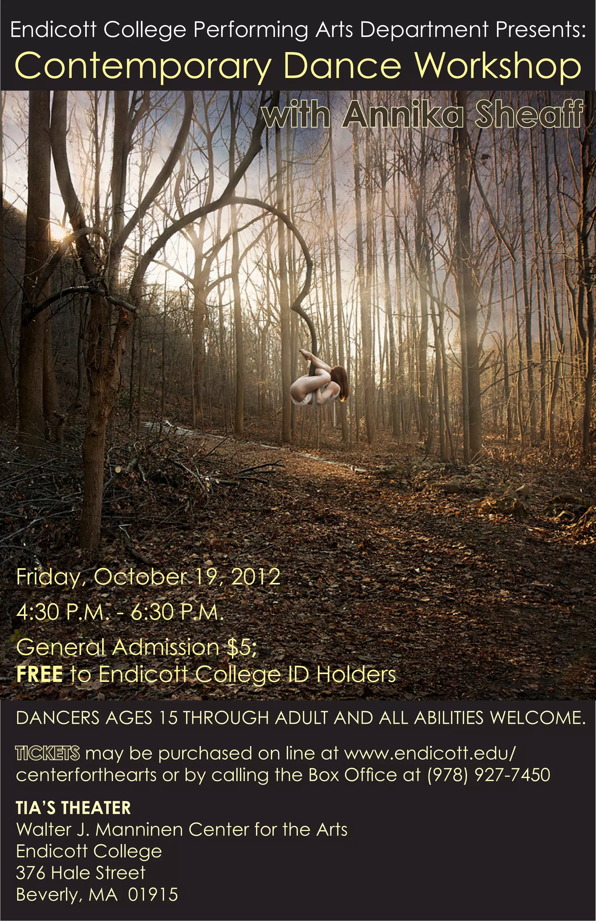 Contemporary Dance Workshop Poster | PDF