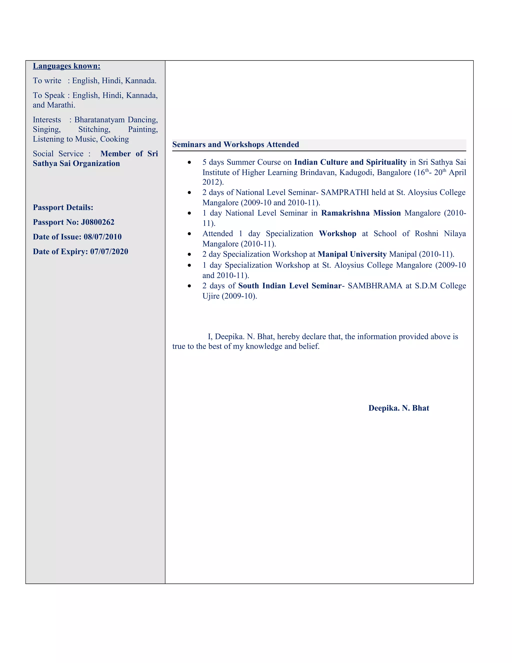Resume_DEEPIKA, | PDF