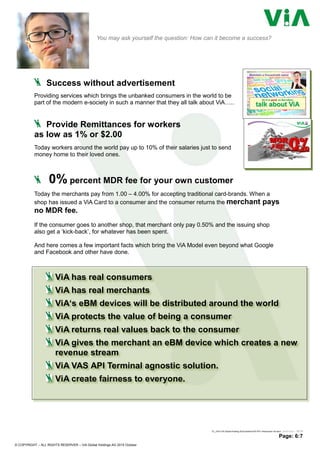 ViA PAY Introduction v6 | PDF