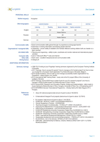 CV_Zita Csaszar_201603 | PDF