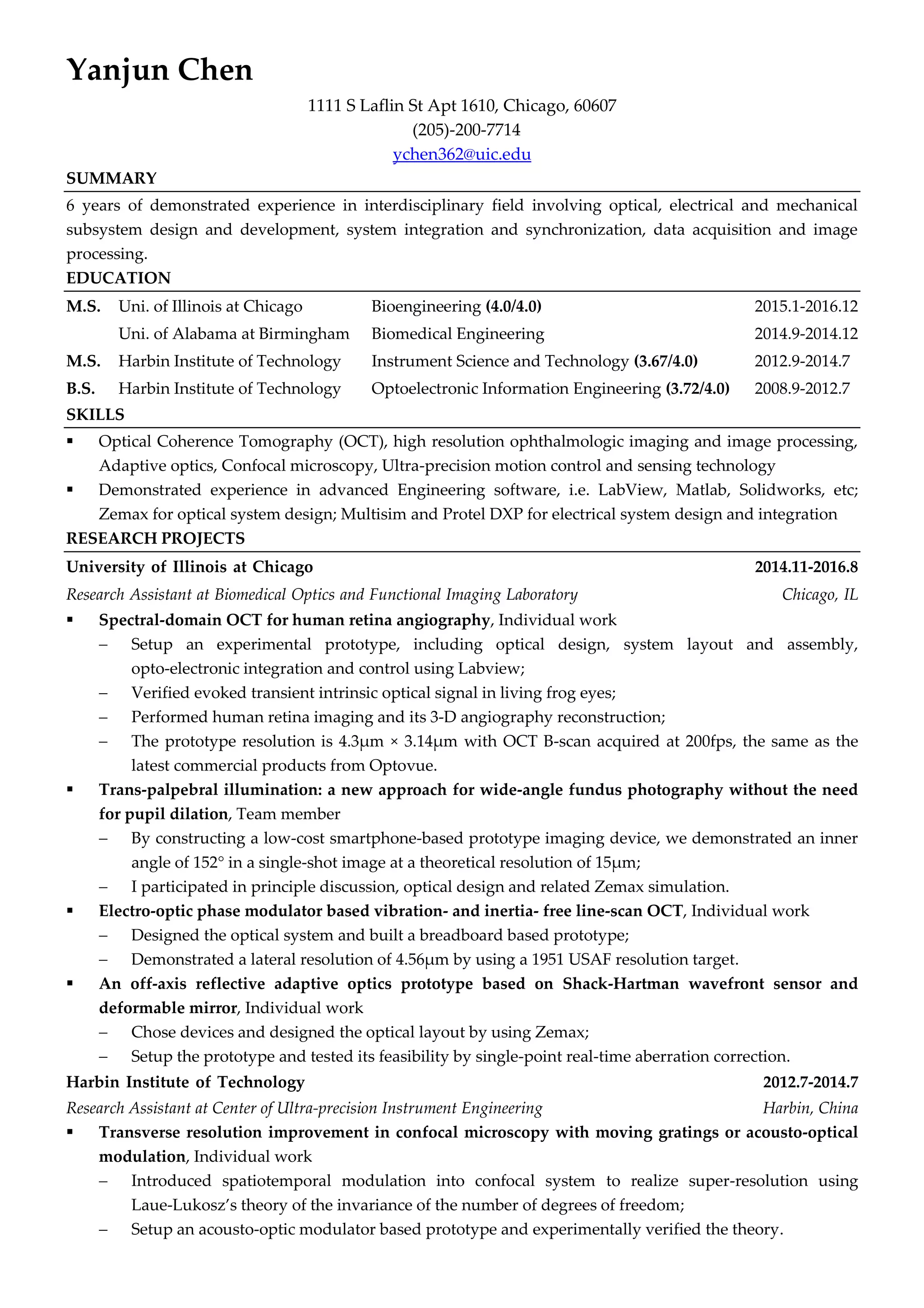 Yanjun Chen_1017_English Version | PDF